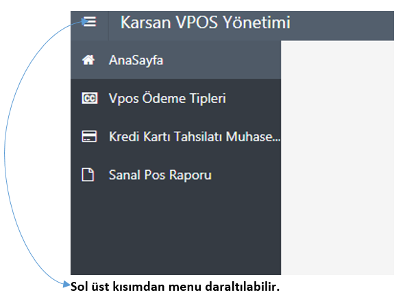 KARSAN VPOS UYGULAMASI | KSS Yönetici